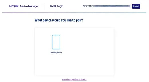 Using the HYPR Device Manager
